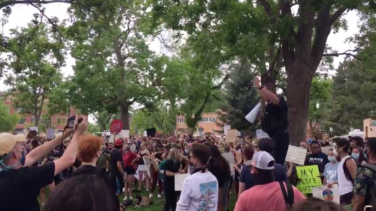 ‘I Hear You’: Fort Collins Police Chief Addresses Crowd Of Protesters ...