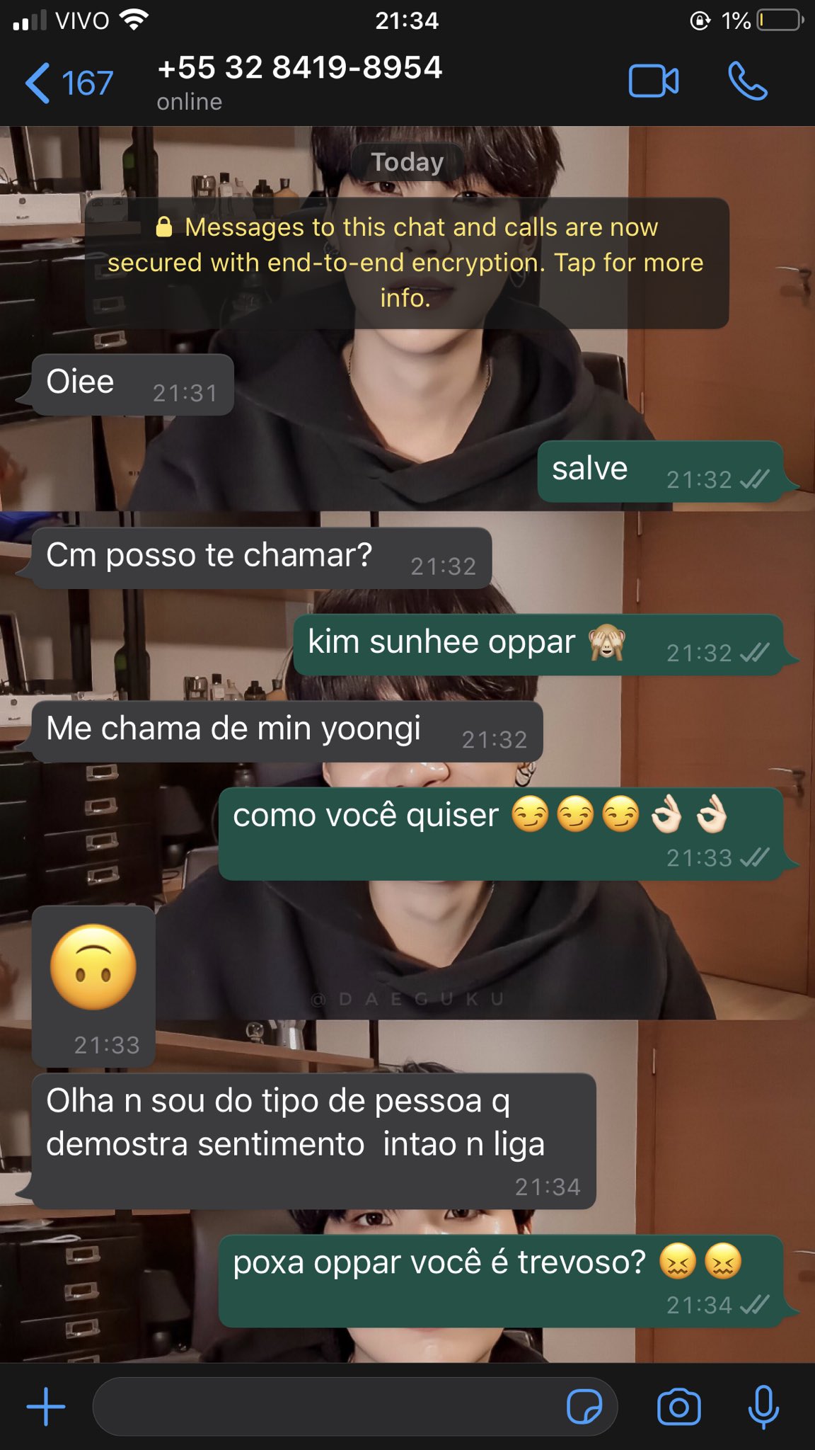 gab!¡ on Twitter: "entrei num grupo de armycao e achei o yoongi gente ...