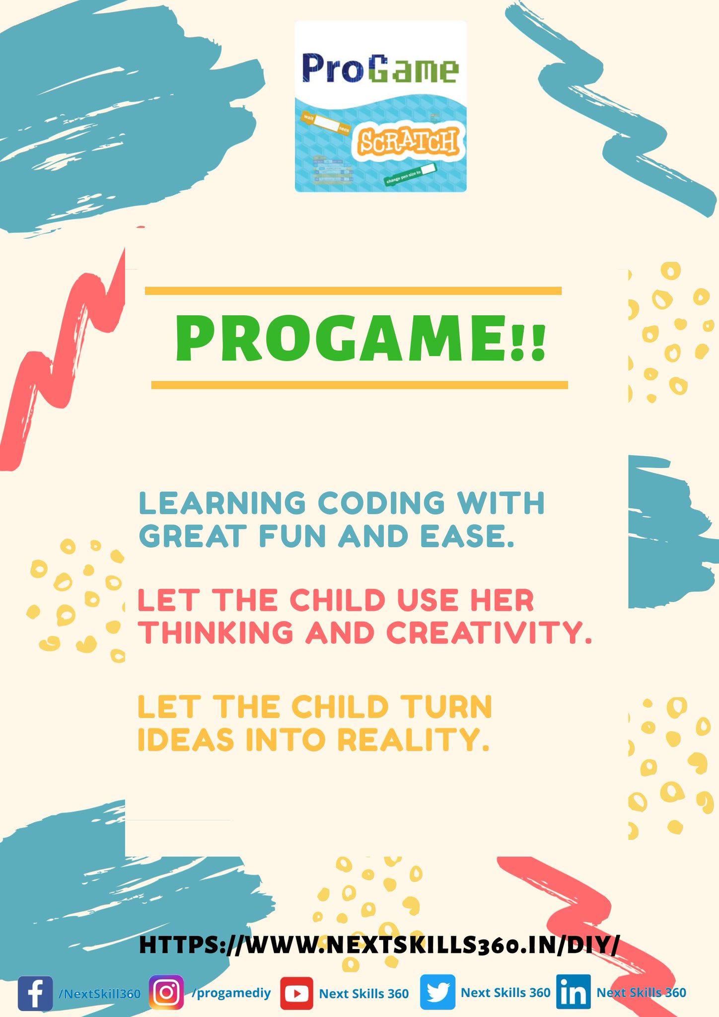 Next Skills 360 on Twitter: "ProGame DIY is a Self-Paced, Fun Coding Kit for kids to learn ...
