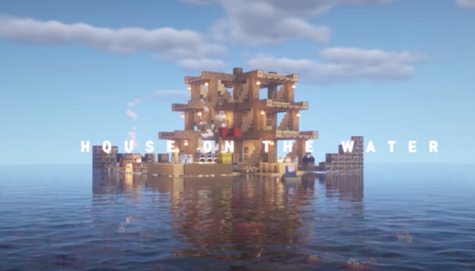 Minecraft Water House