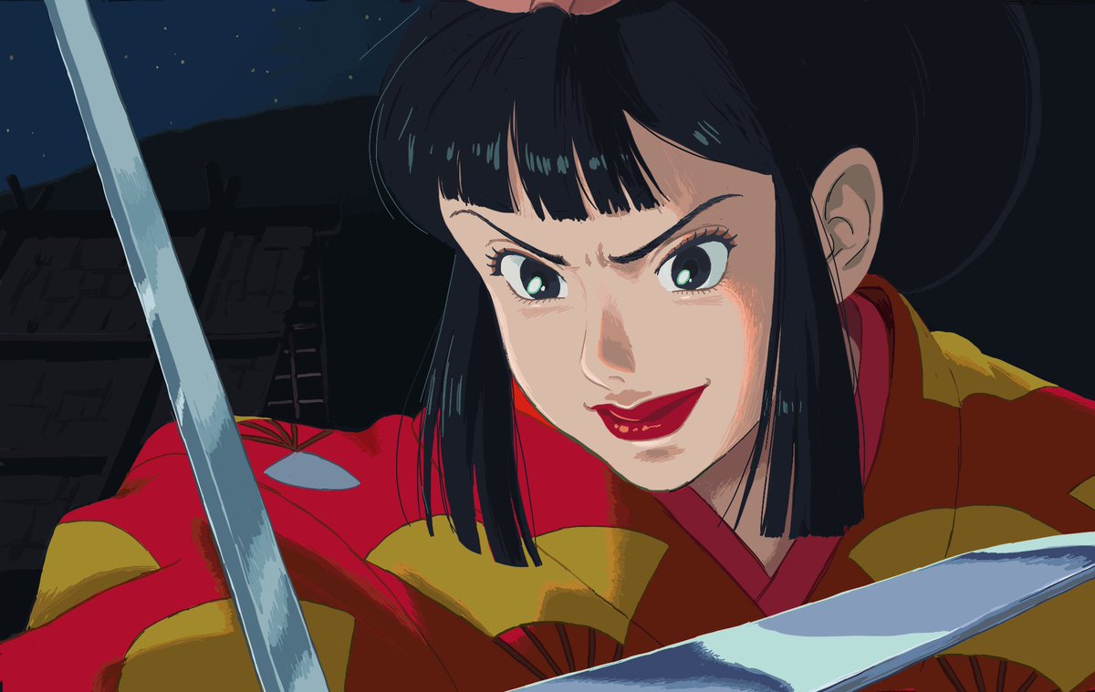 「Eboshi Gozen (Mononoke Hime) #ghibliredr」|윤재안のイラスト