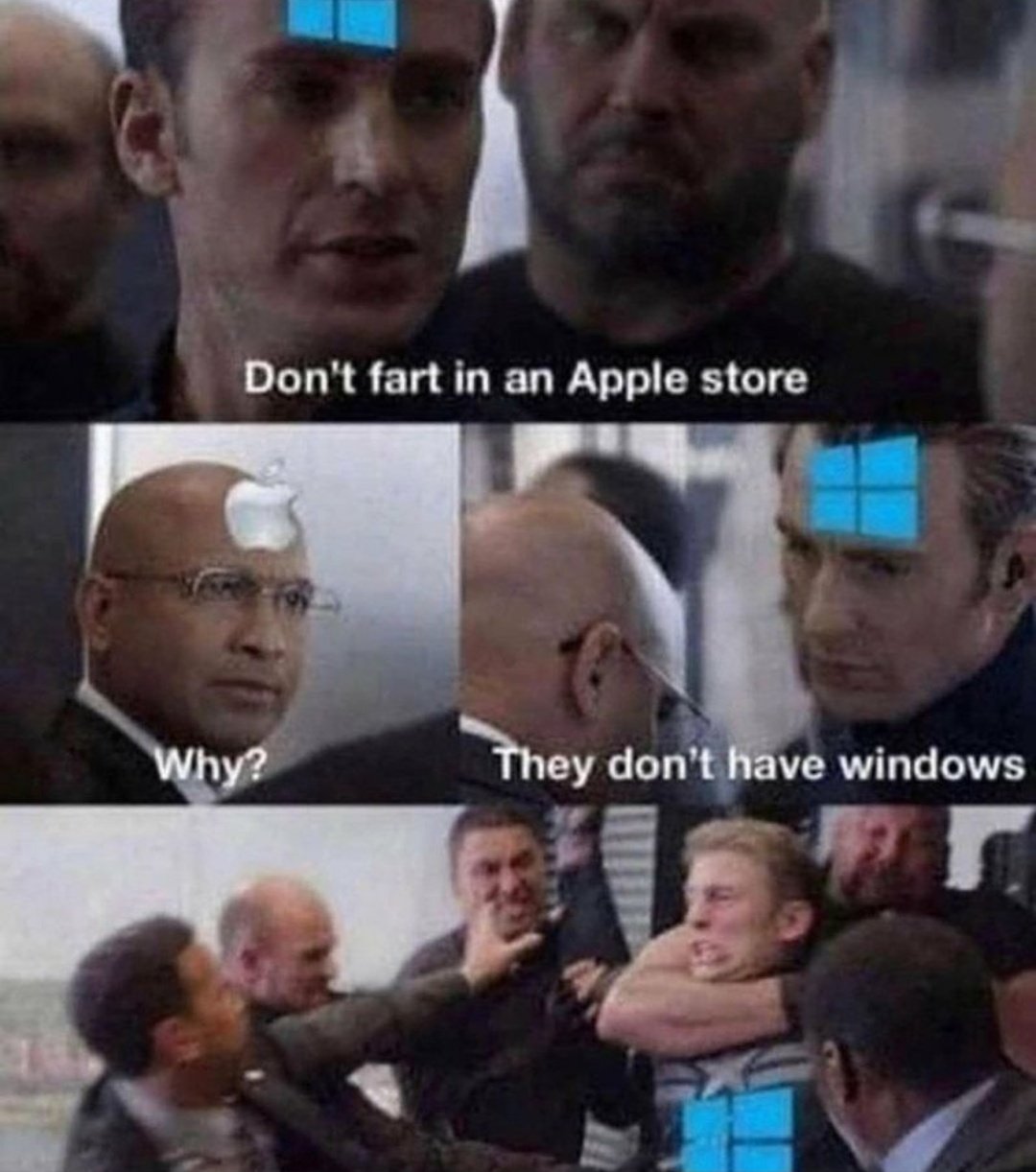 Mac Windows Memes Windows Vs Linux Vs Mac OS . Which Is Your Favourite