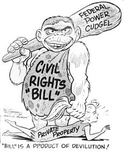 1960s Civil Rights Political Cartoons