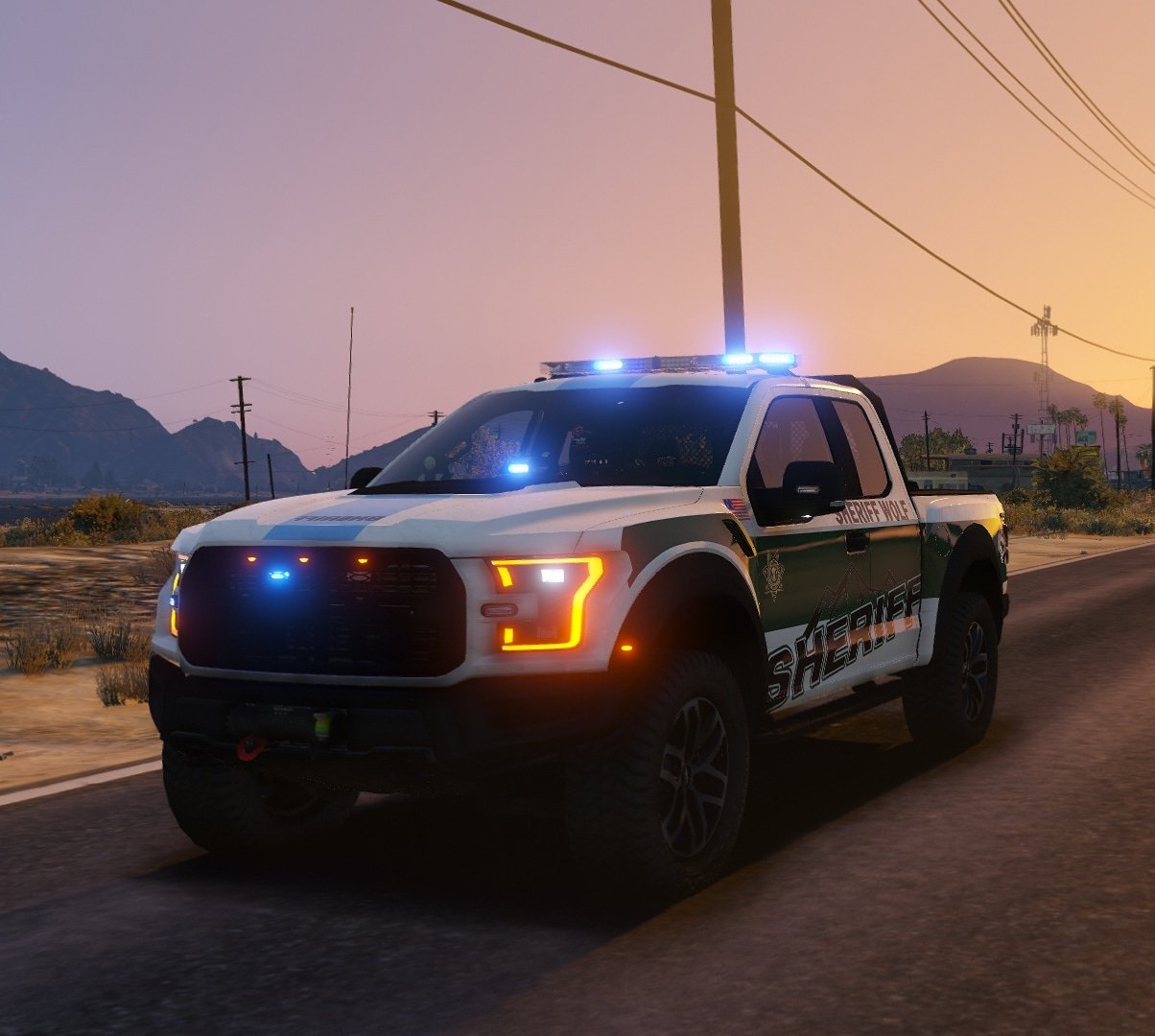 Ford Raptor Police Truck