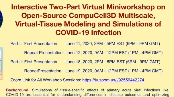 CompuCell3D on Twitter: "We are happy to announce an Interactive Two-Part Virtual mini-Workshop ...