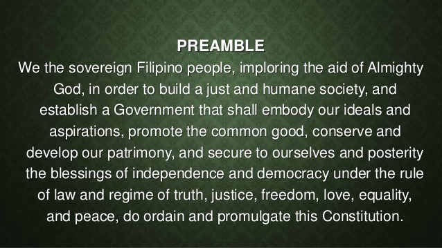 Preamble Philippine Constitution