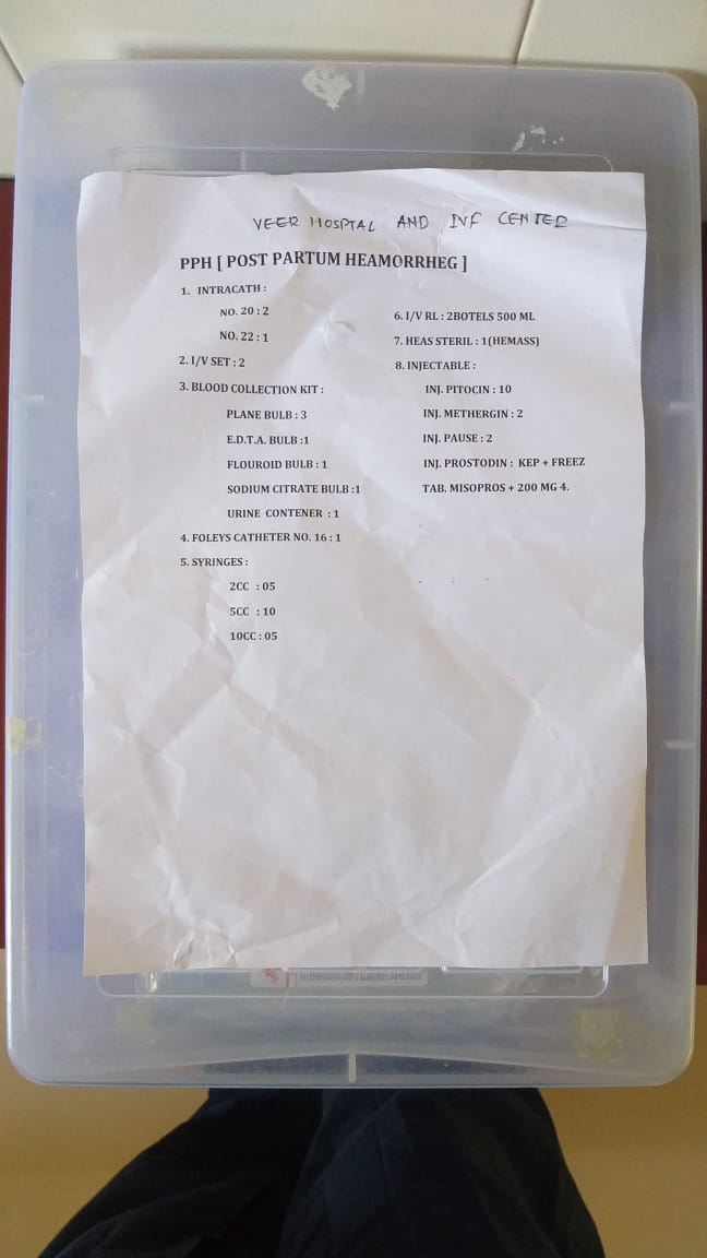 Eclampsia Emergency Box at James Silvers blog