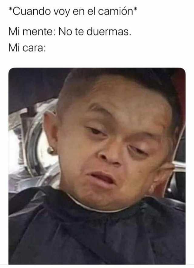 Cara De Meme Durmiendo
