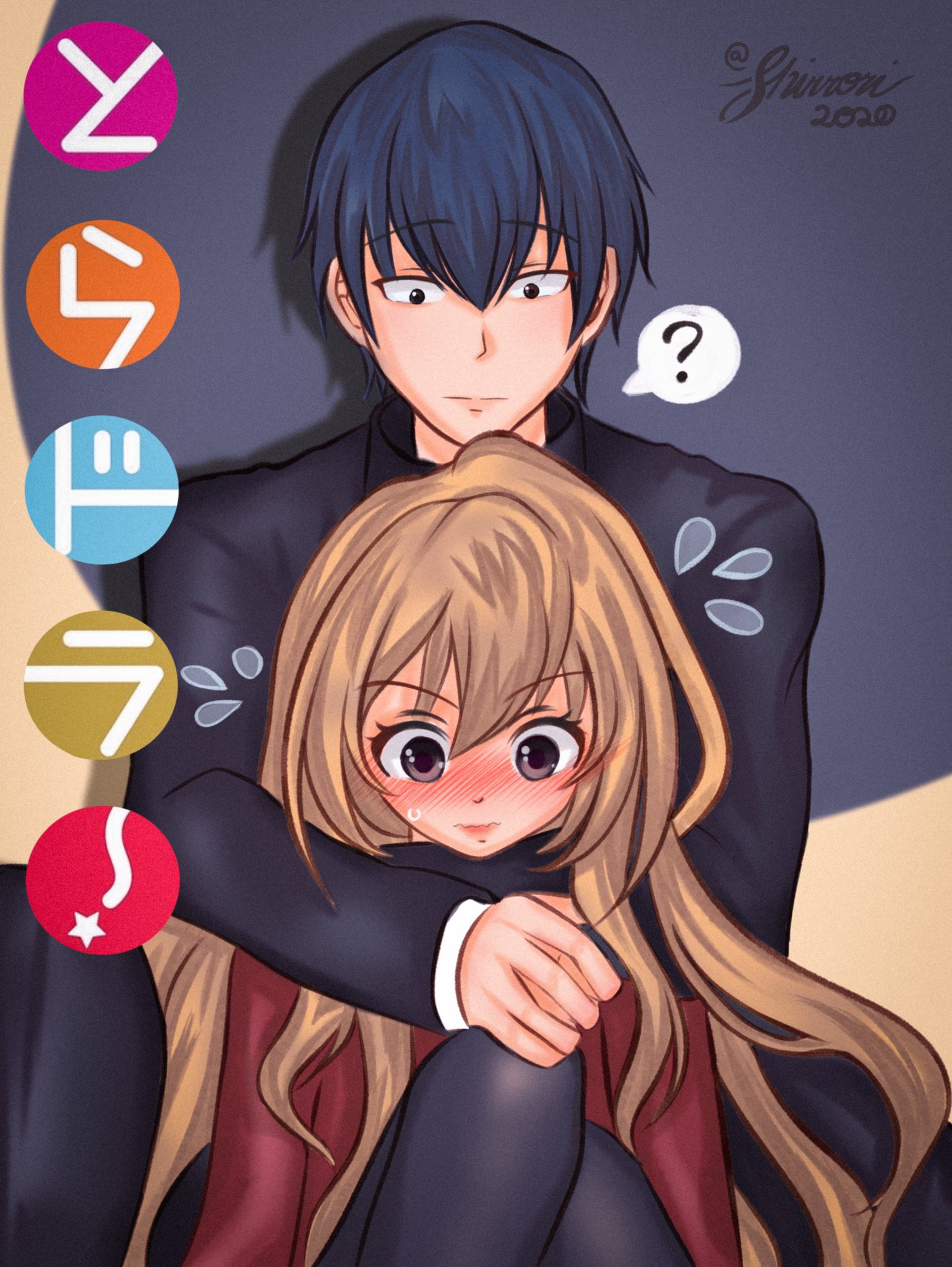 Toradora Wallpaper Taiga And Ryuuji