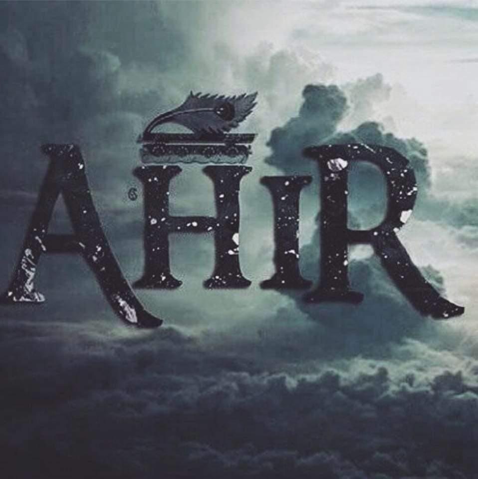 Ahir Name Logo