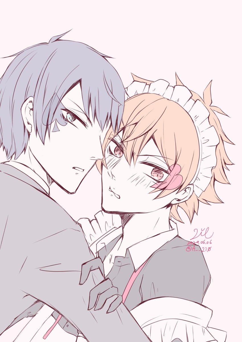 レオラギ「距離が近い / レオラギ ?? #twst_BL 」2i0の漫画