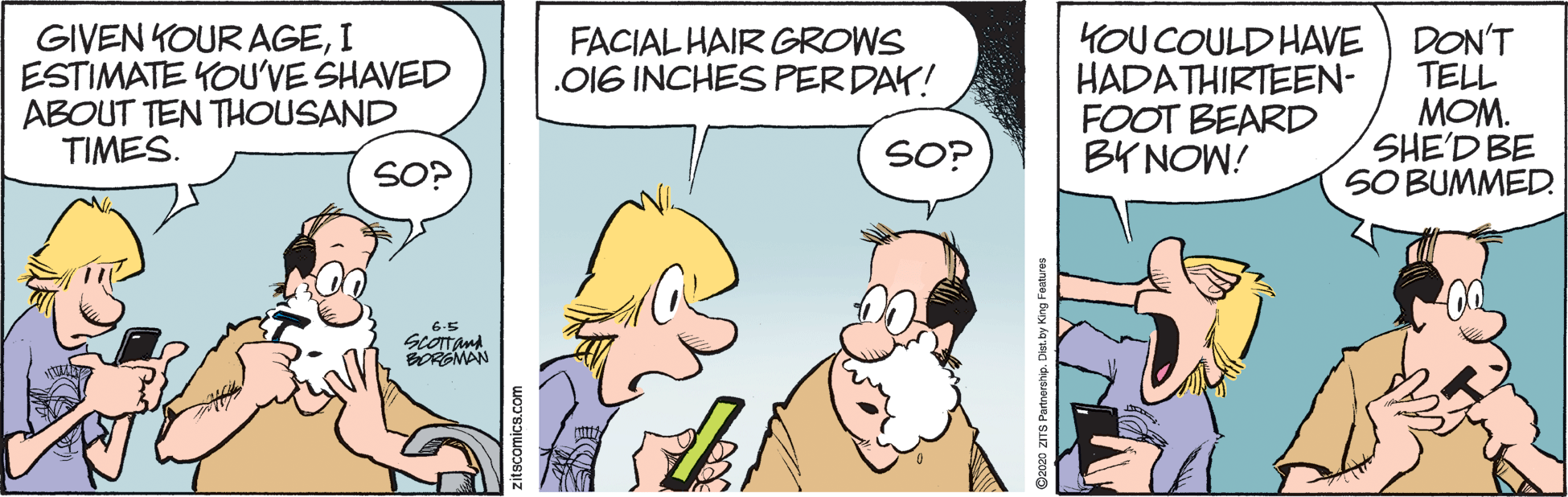Zits Comics Texting
