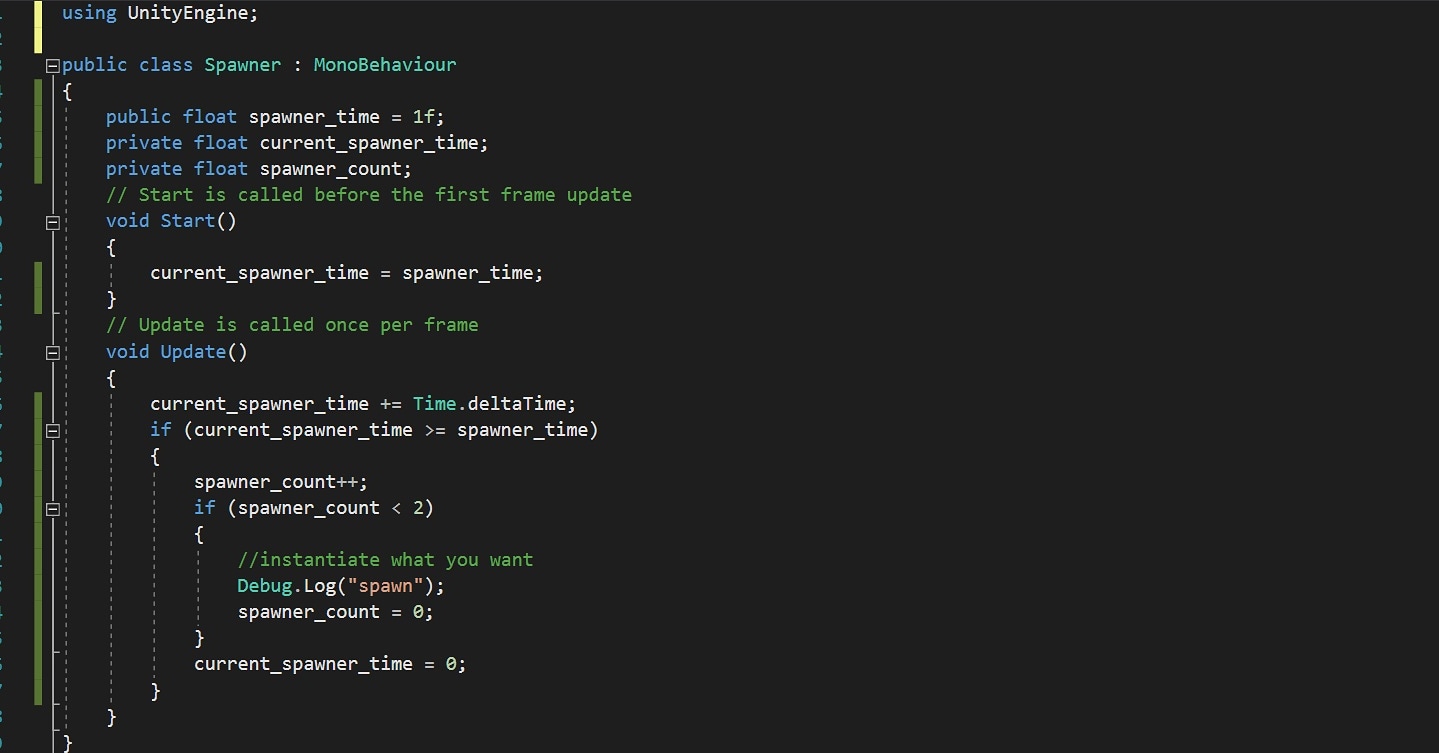 Unitygamedev On Twitter Use This Spawner Script In Your Project If You Are Facing Any Problem