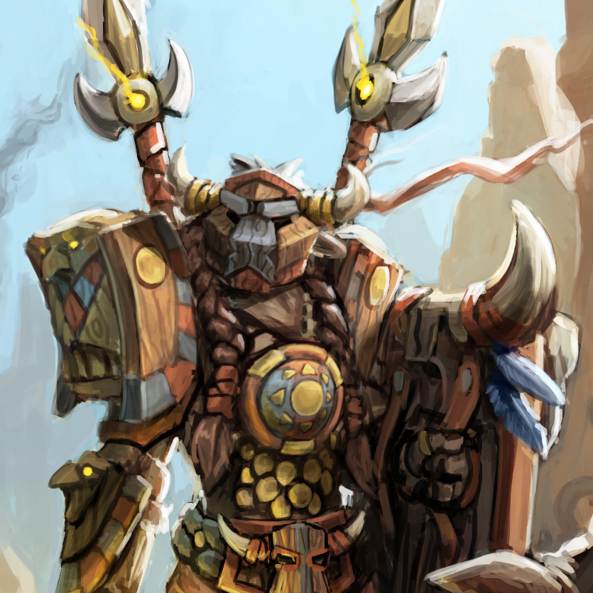Tauren Paladin Art
