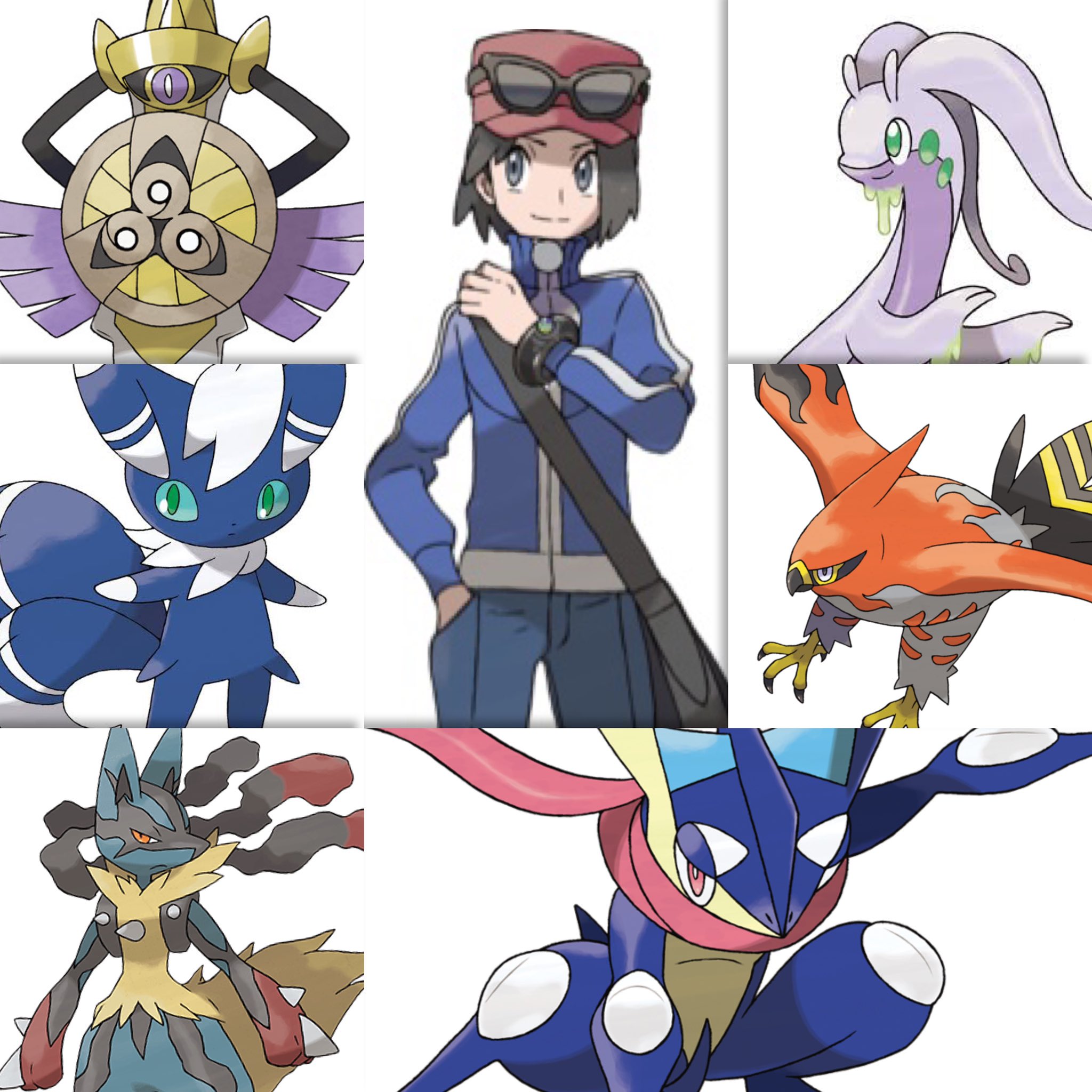 Calem Pokemon Team