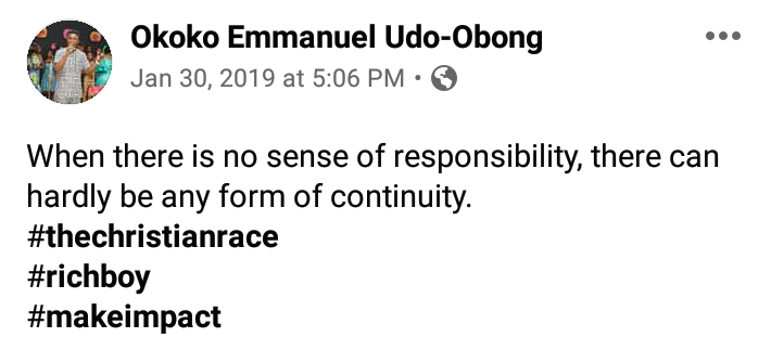 Okoko Emmanuel Udo-Obong (@UdoOkoko) | Twitter