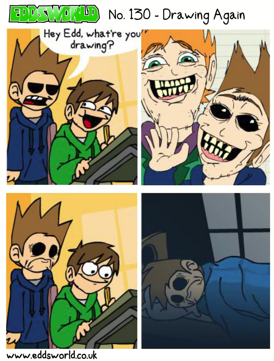 「THROWBACK COMIC 130! Since yesterday was Doodle Day, we tho」Eddsworldの漫画