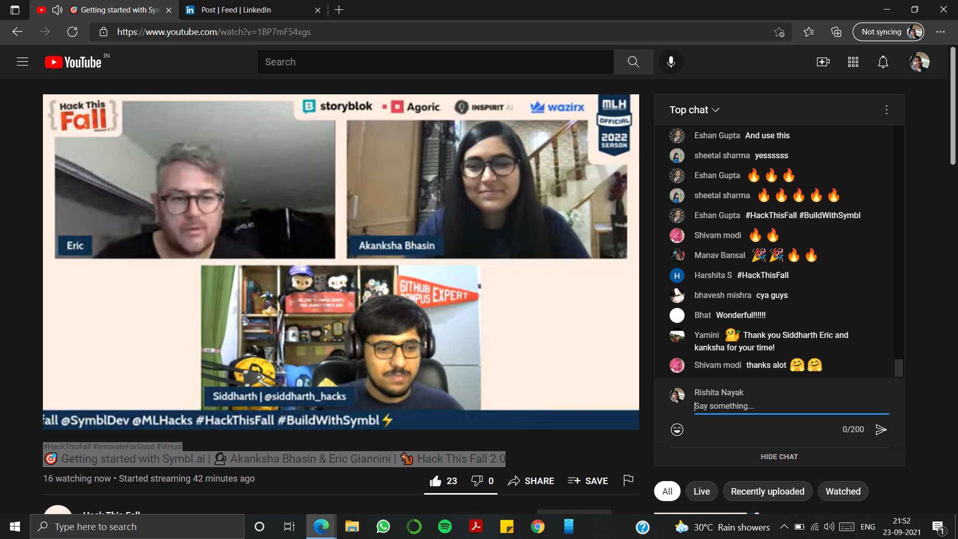 Rishita Nayak on Twitter: "Thanks a lot Eric Giannini and Akanksha Bhasin 🥳for a insightful hand ...