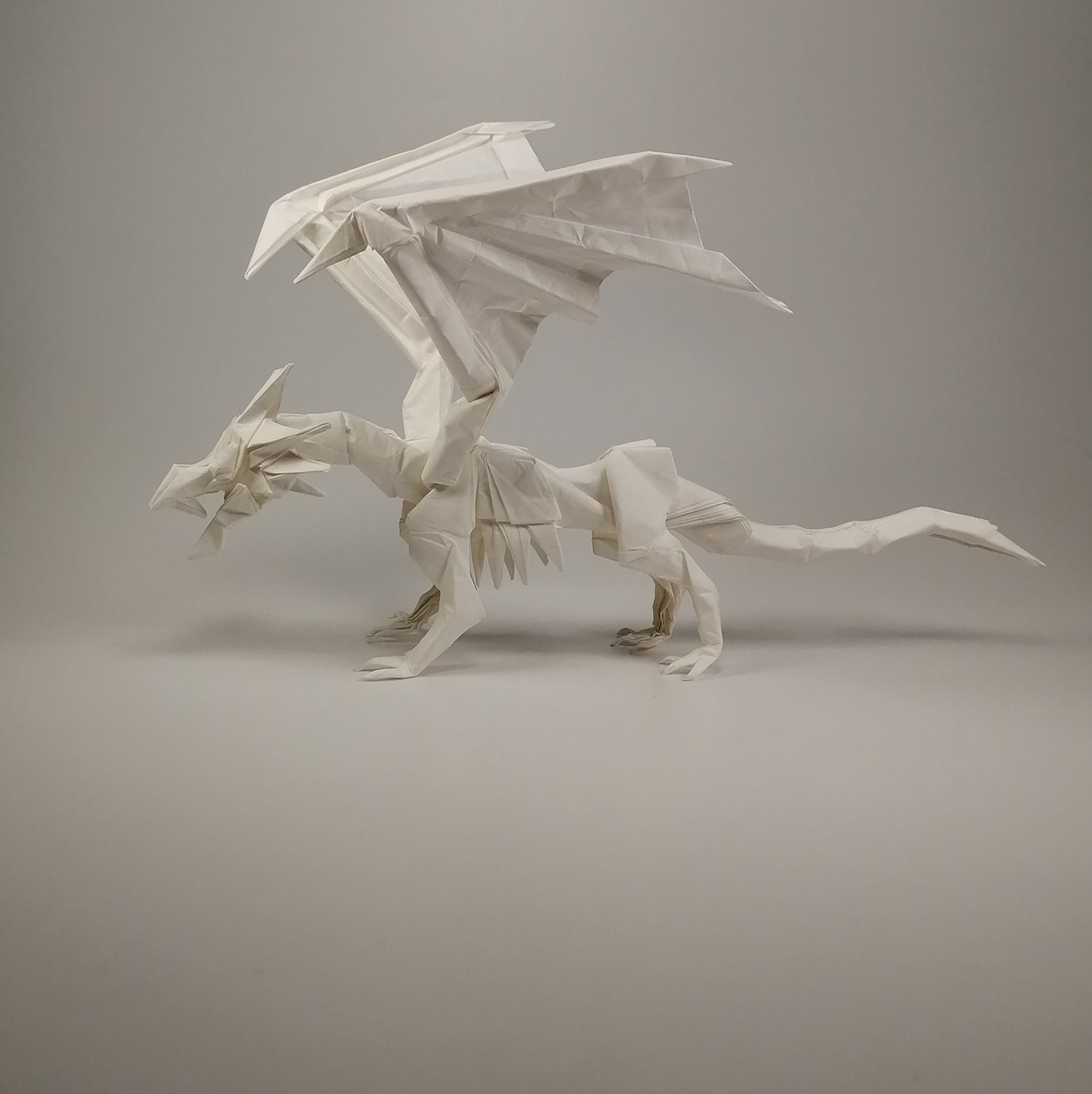 Origami Ancient Dragon Crease Pattern
