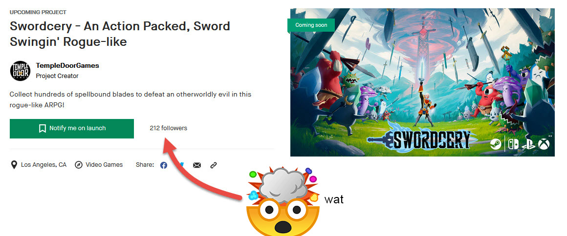 Swordcery🚀LIVE ON KICKSTARTER! on Twitter: "Day 1 of the Kickstarter pre-launch and we've ...