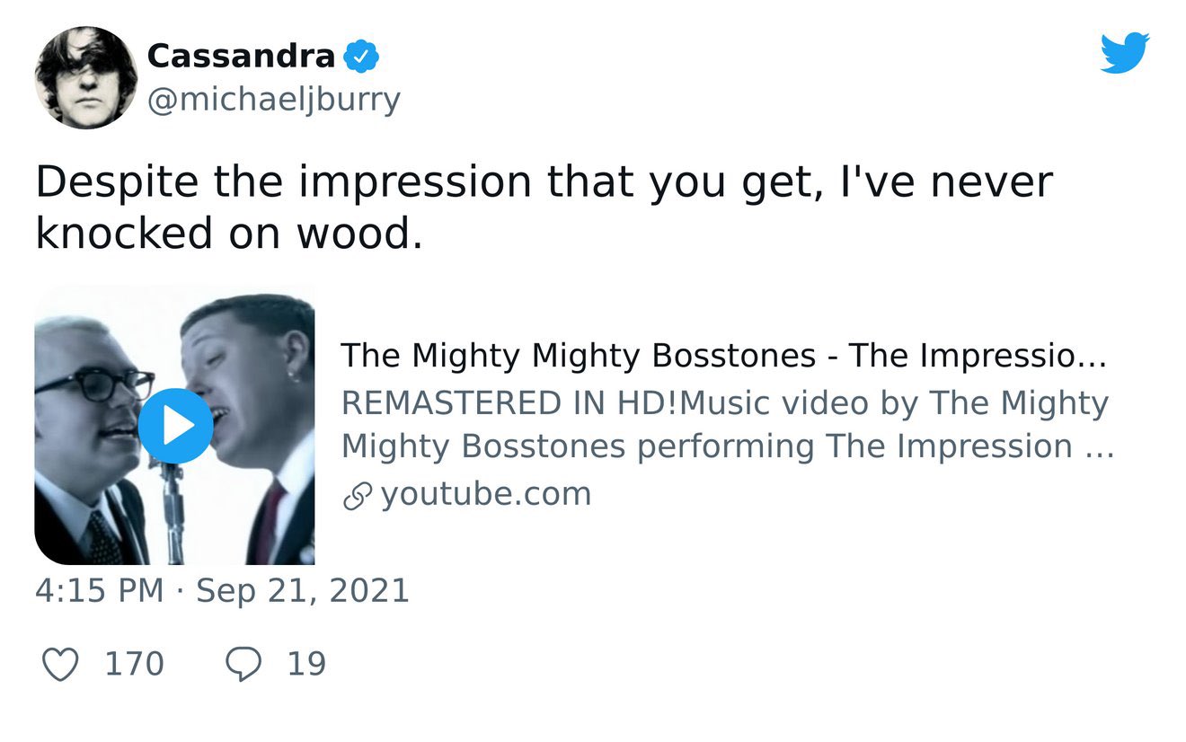 Michael Burry Archive on Twitter: