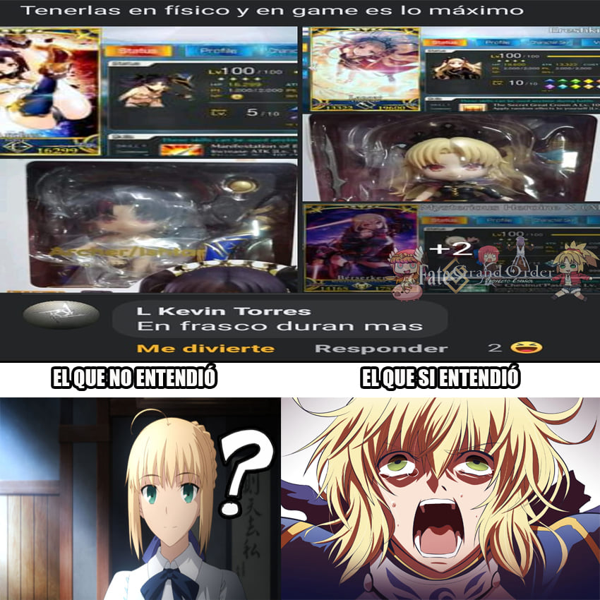 Fate/Grand Order (Proyecto Español) on Twitter: "Tengo 32 años. Estoy casado e incluso tengo una ...