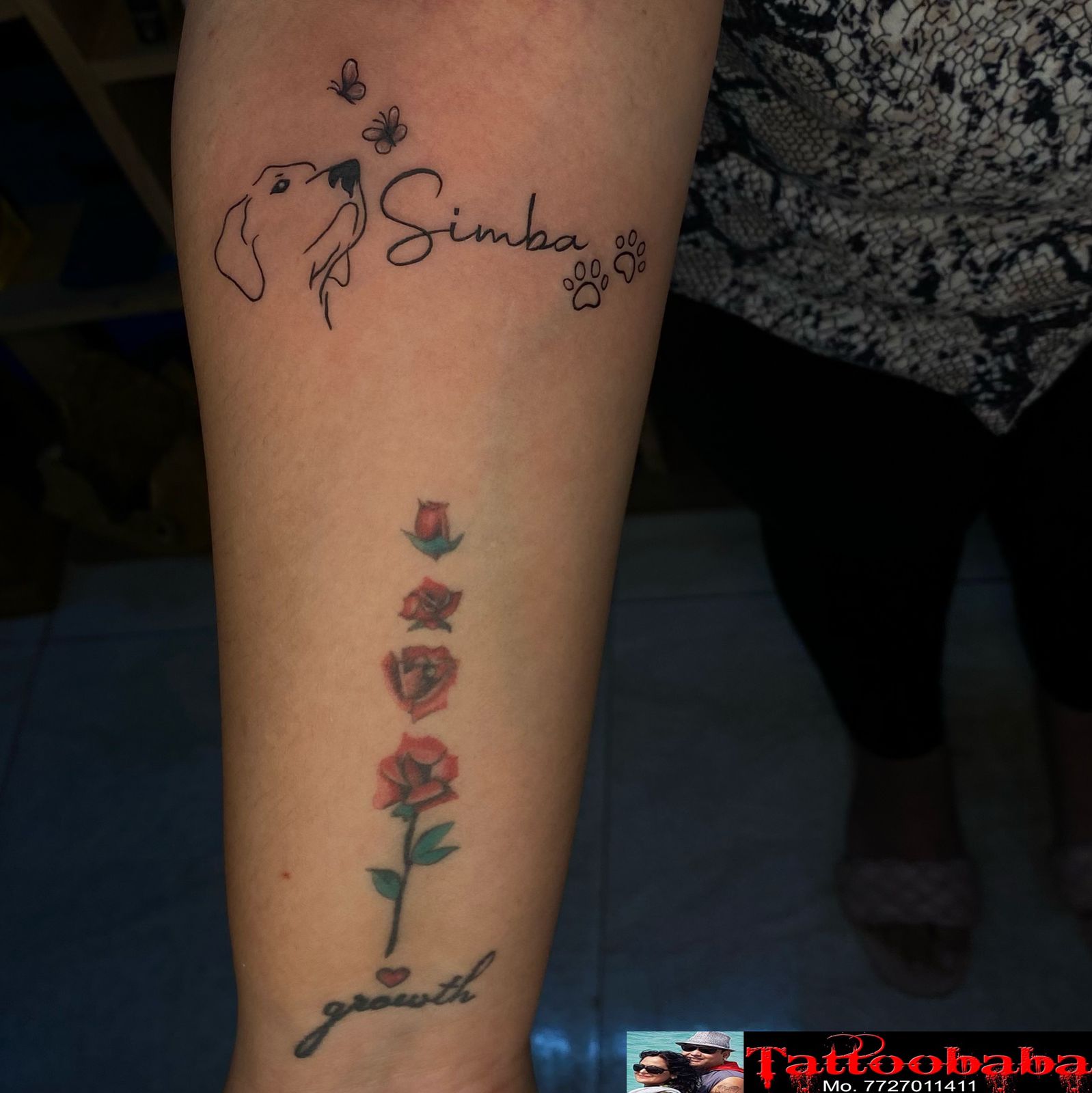 Simba Foot Tattoo