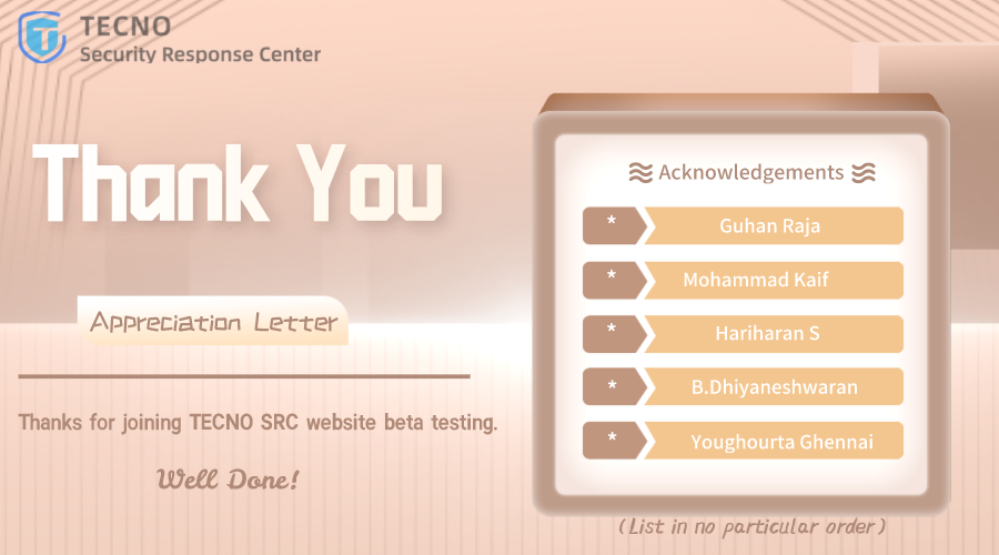 TECNO Security Response Center (@TecnoSRC) | Twitter