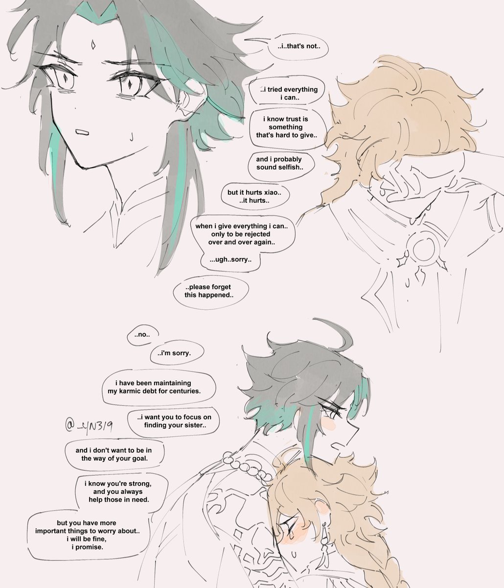 「trust #GenshinImpact #原神 #xiao #aether #XiaoAether 」RIIKYUNの漫画