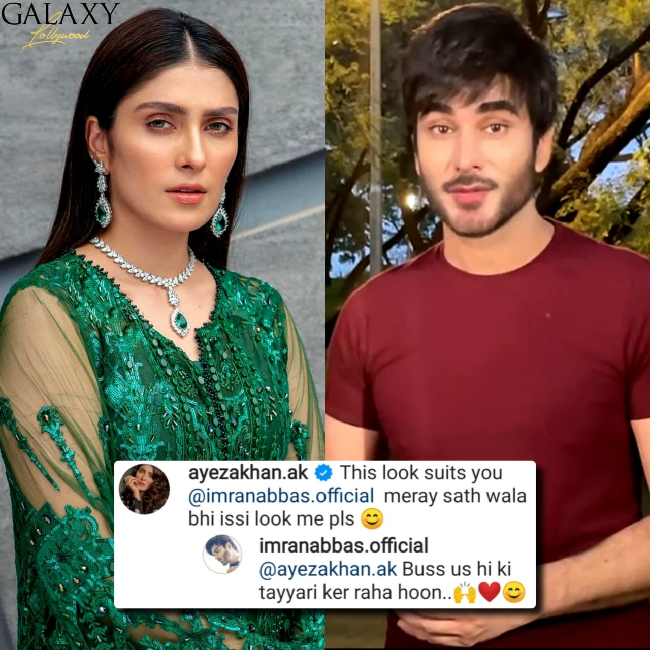 Sadia Khan And Imran Abbas Dramas