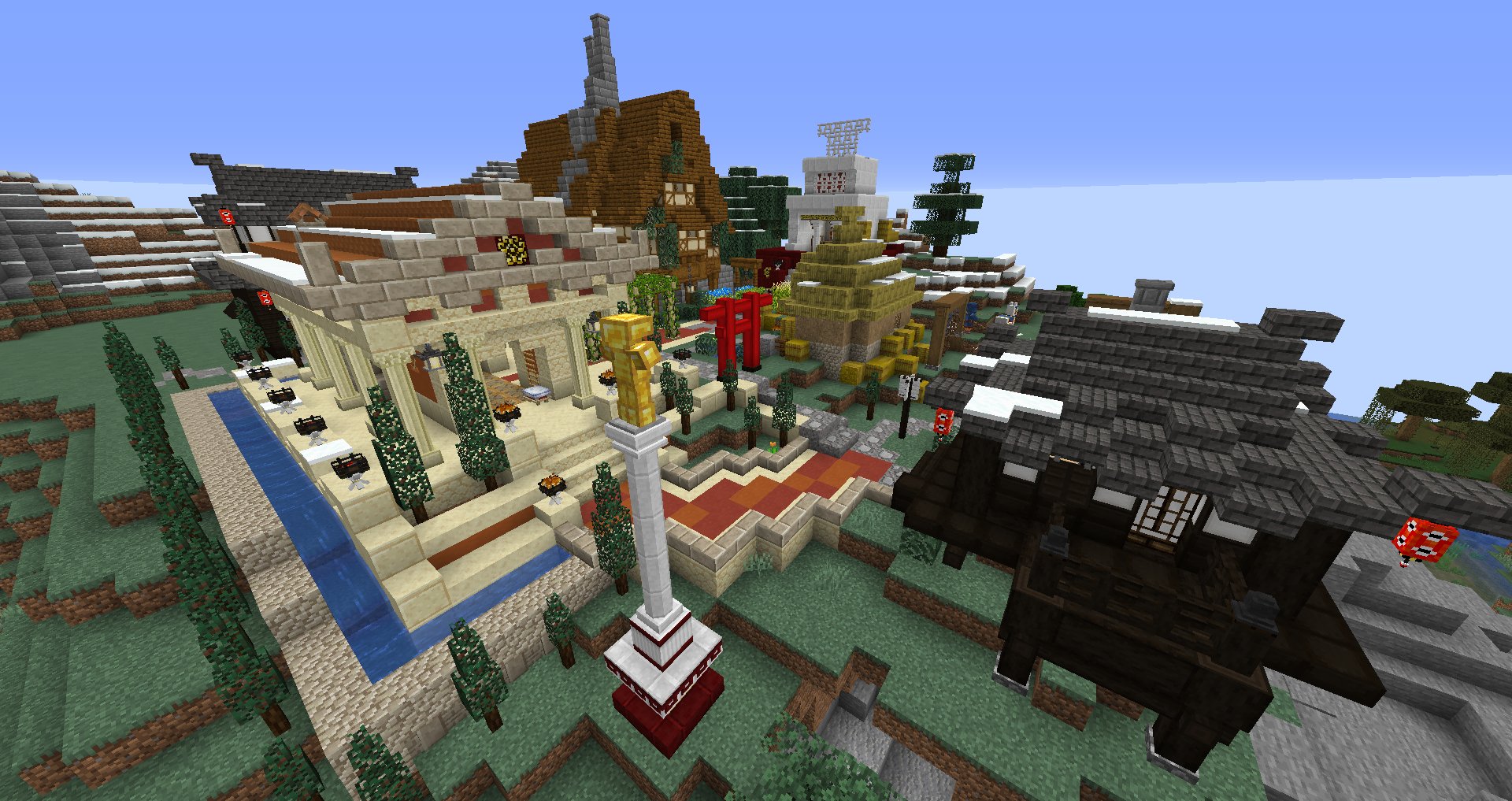 Mayan Buildings Minecraft