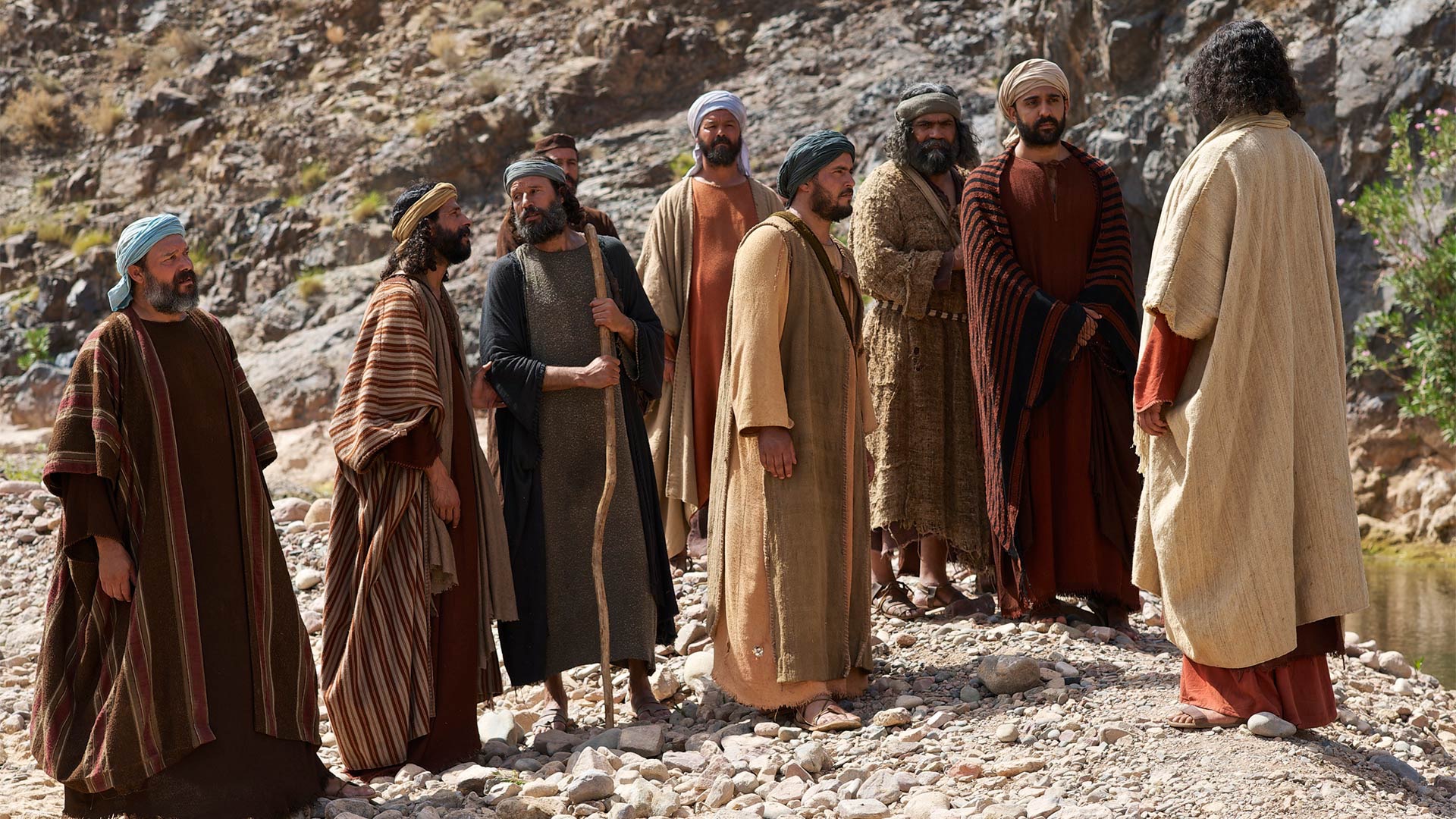 Jesus Walking With Disciples Jesus Walking With Disciples