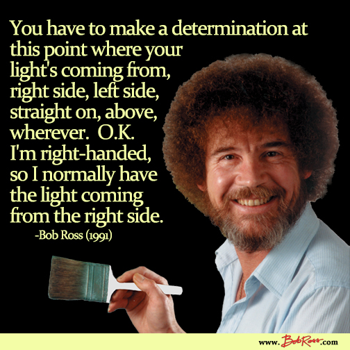 Left Hand Bob Ross