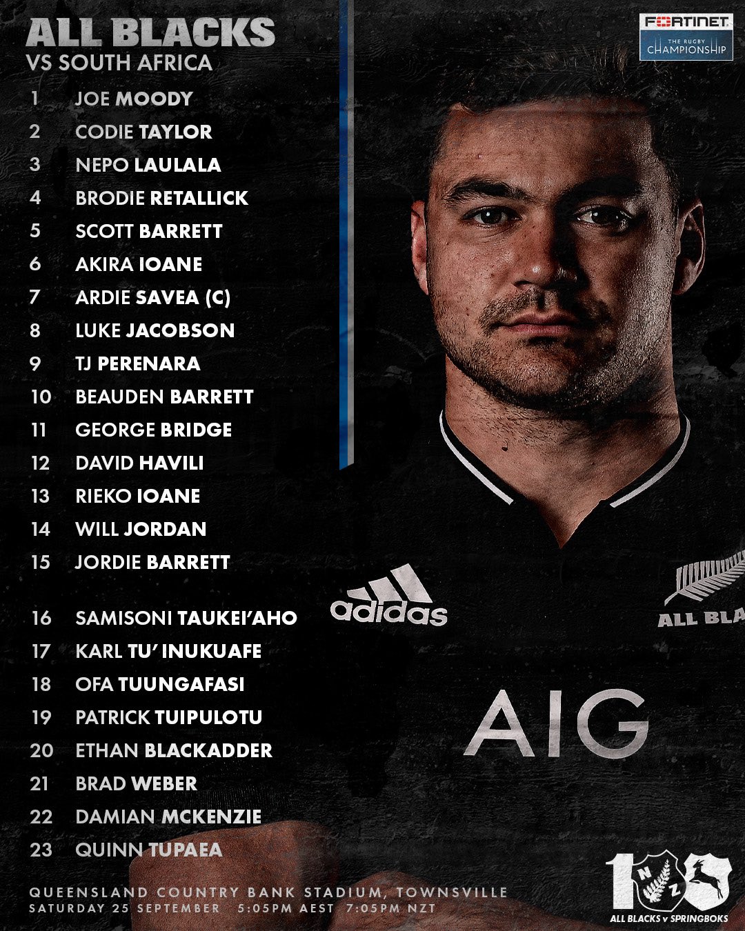 All Blacks Line Out