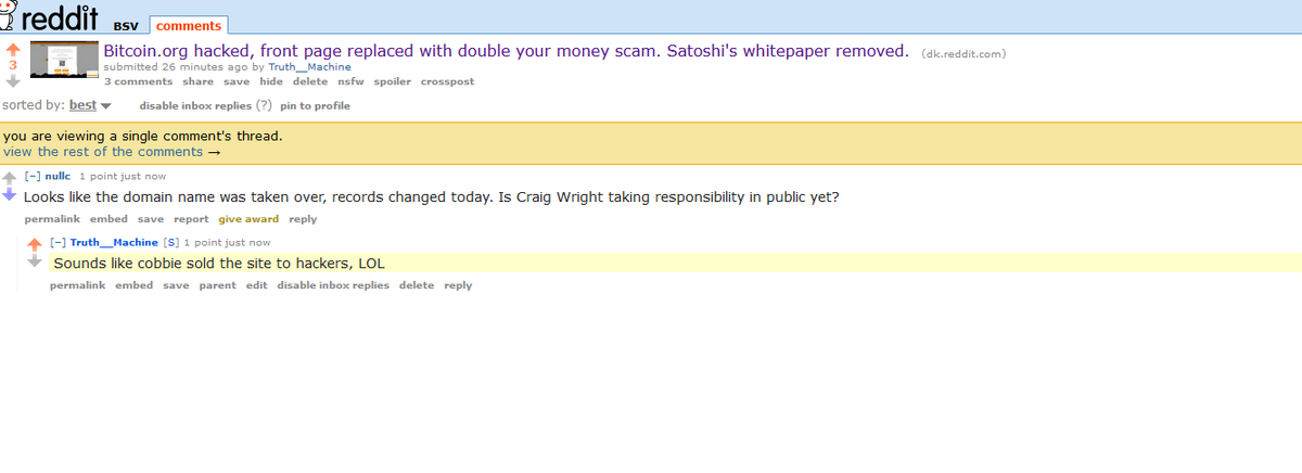 "BlockStream co-founder Greg Maxwell is quick to slander Craig Wright ...