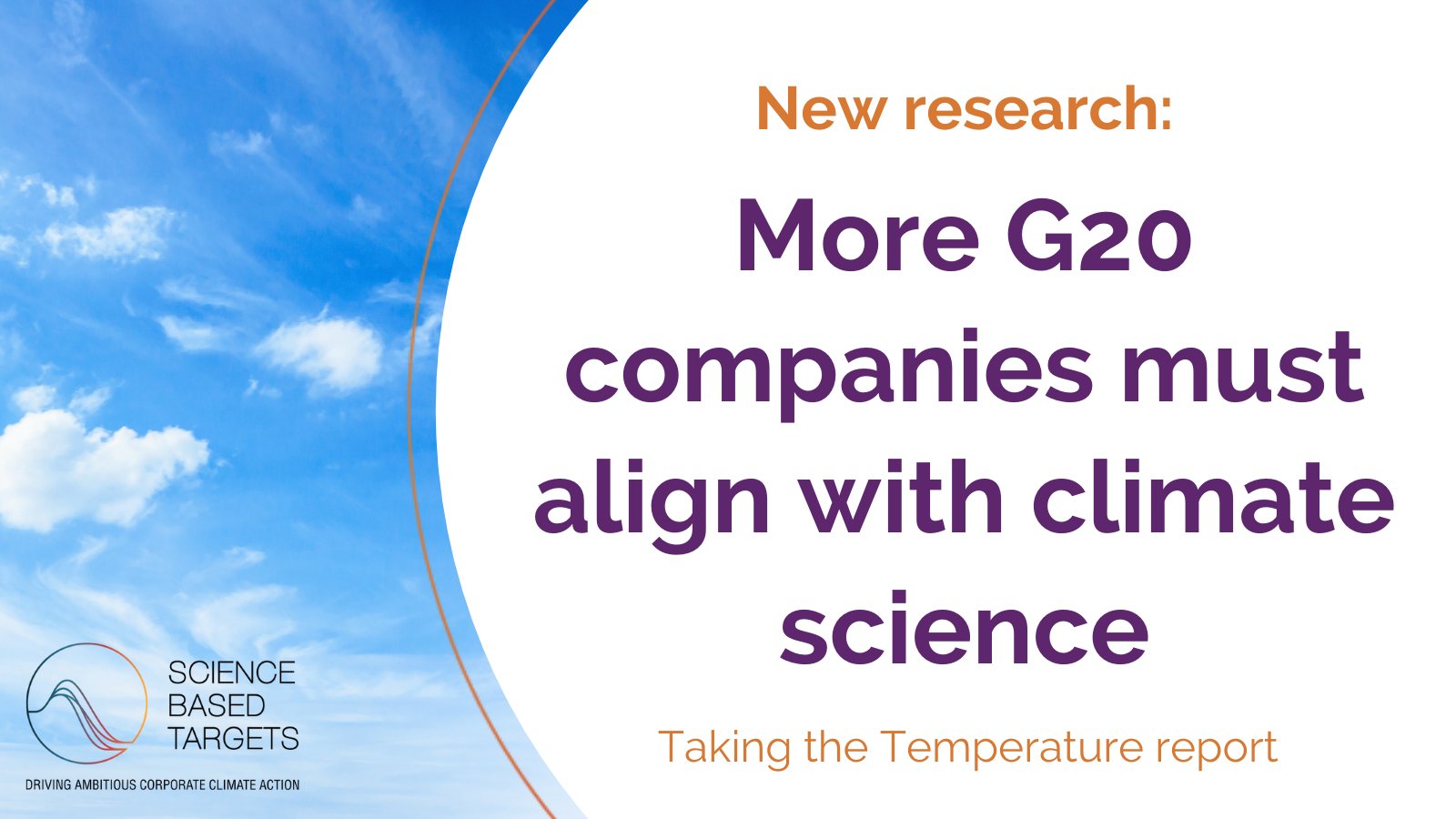 Science Based Targets initiative on Twitter: "1/7 NEW RESEARCH: We have found that growing ...