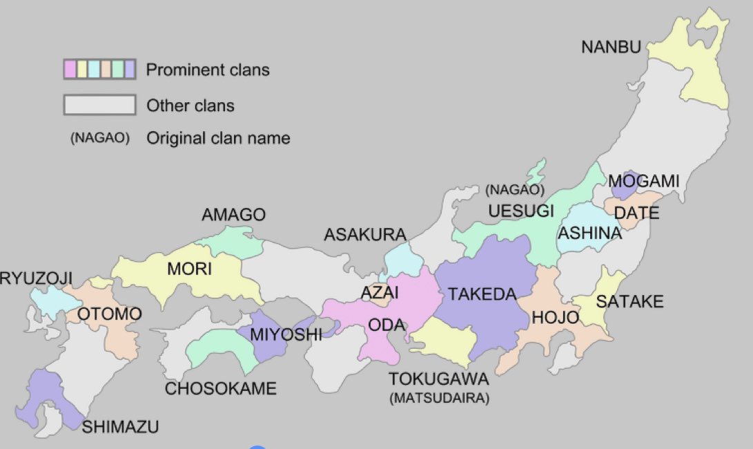 Sengoku Jidai Map