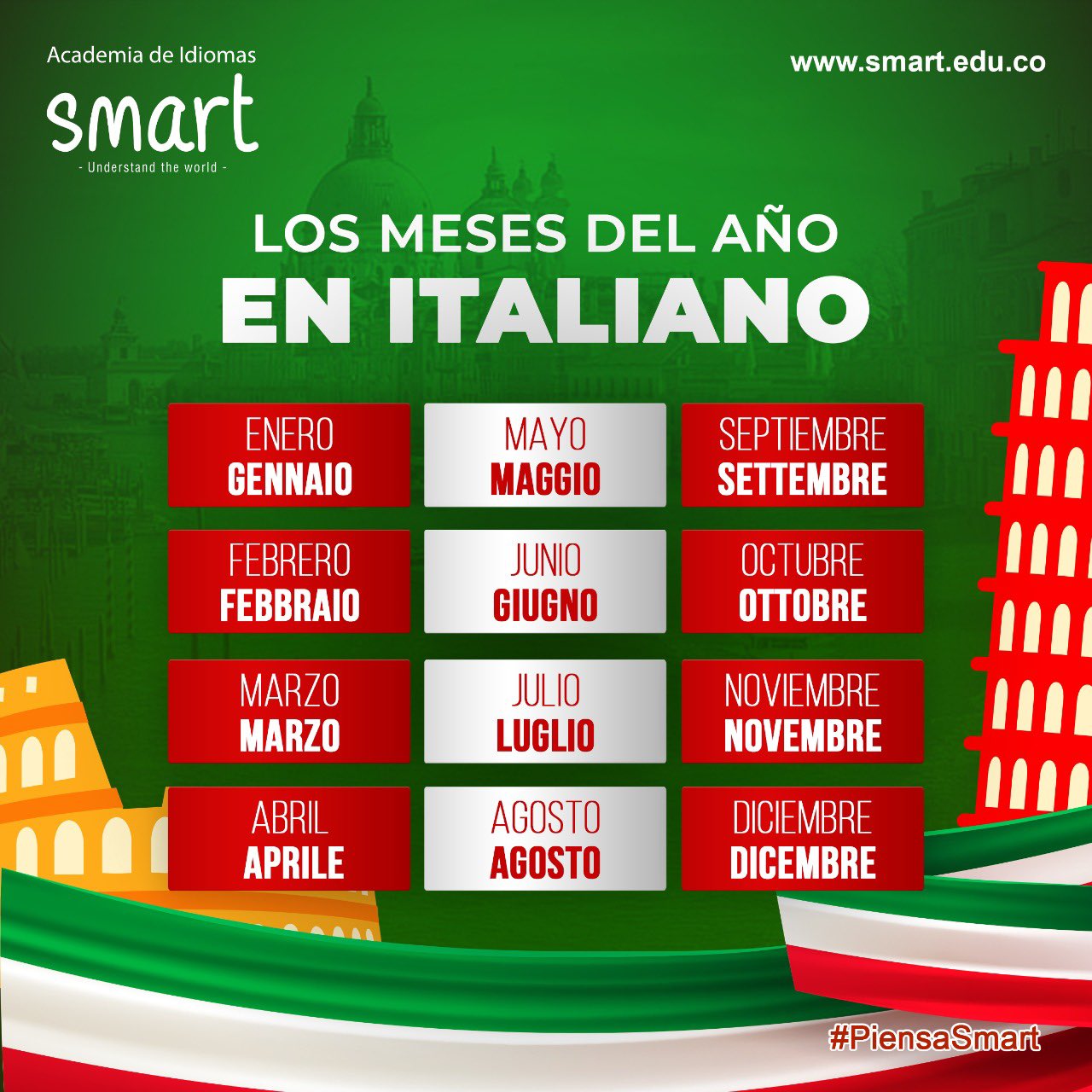Meses En Italiano