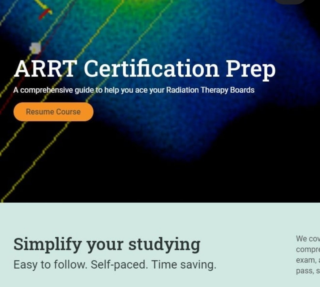 Dosegrid on Twitter: "Calling all therapists! ARRT certification prep course is live!…