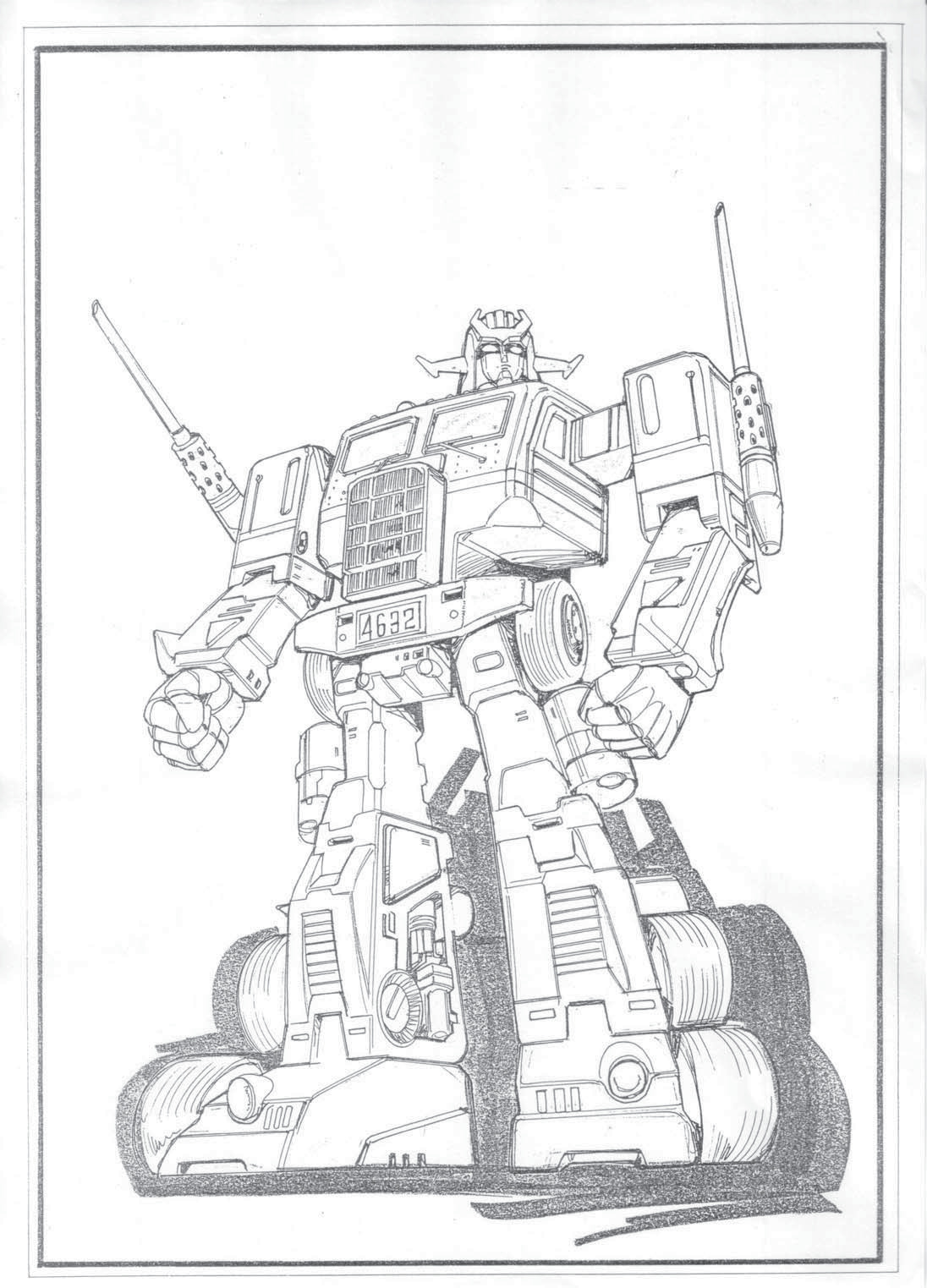 Transformers Concept Art Drawings
