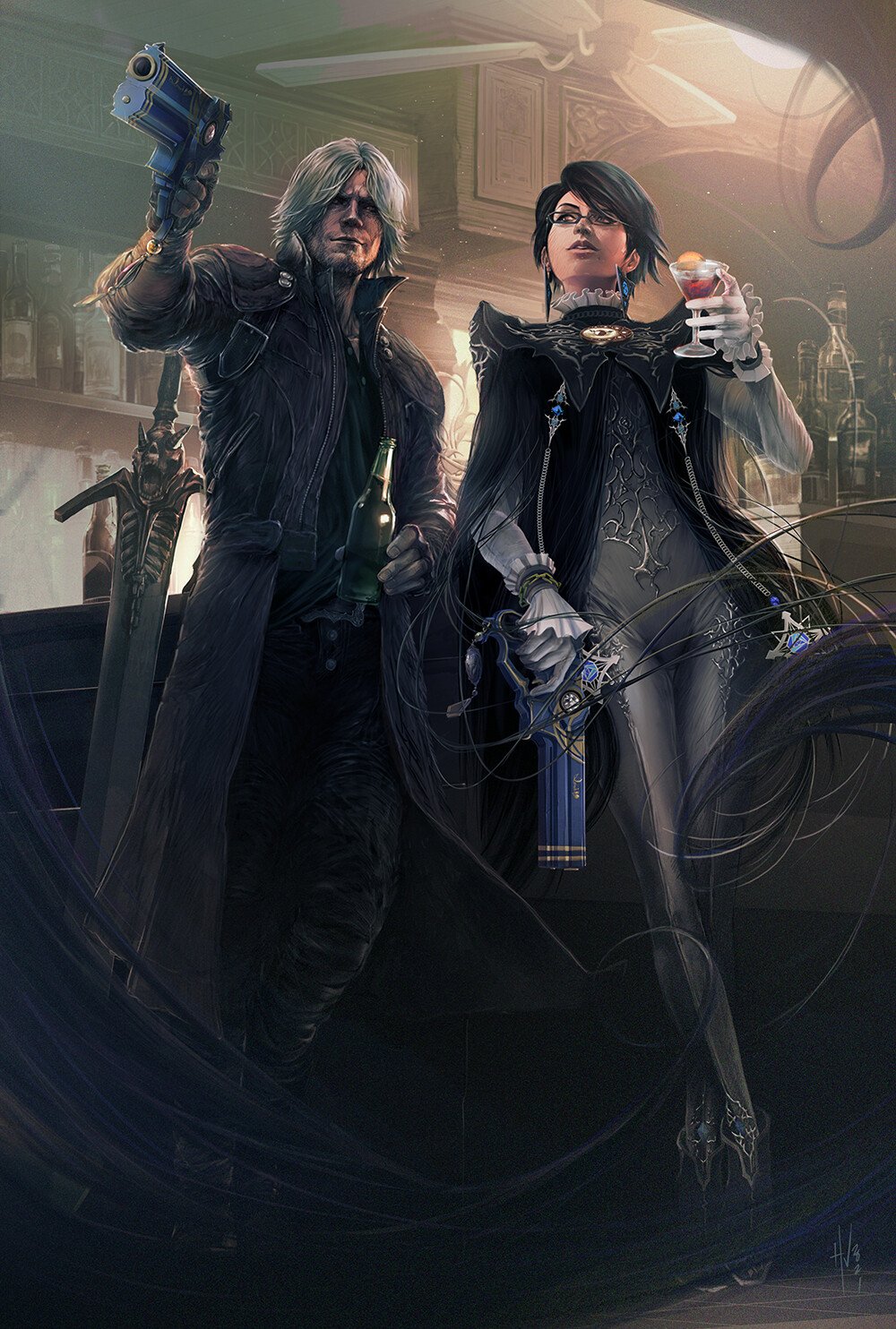 Bayonetta And Dante