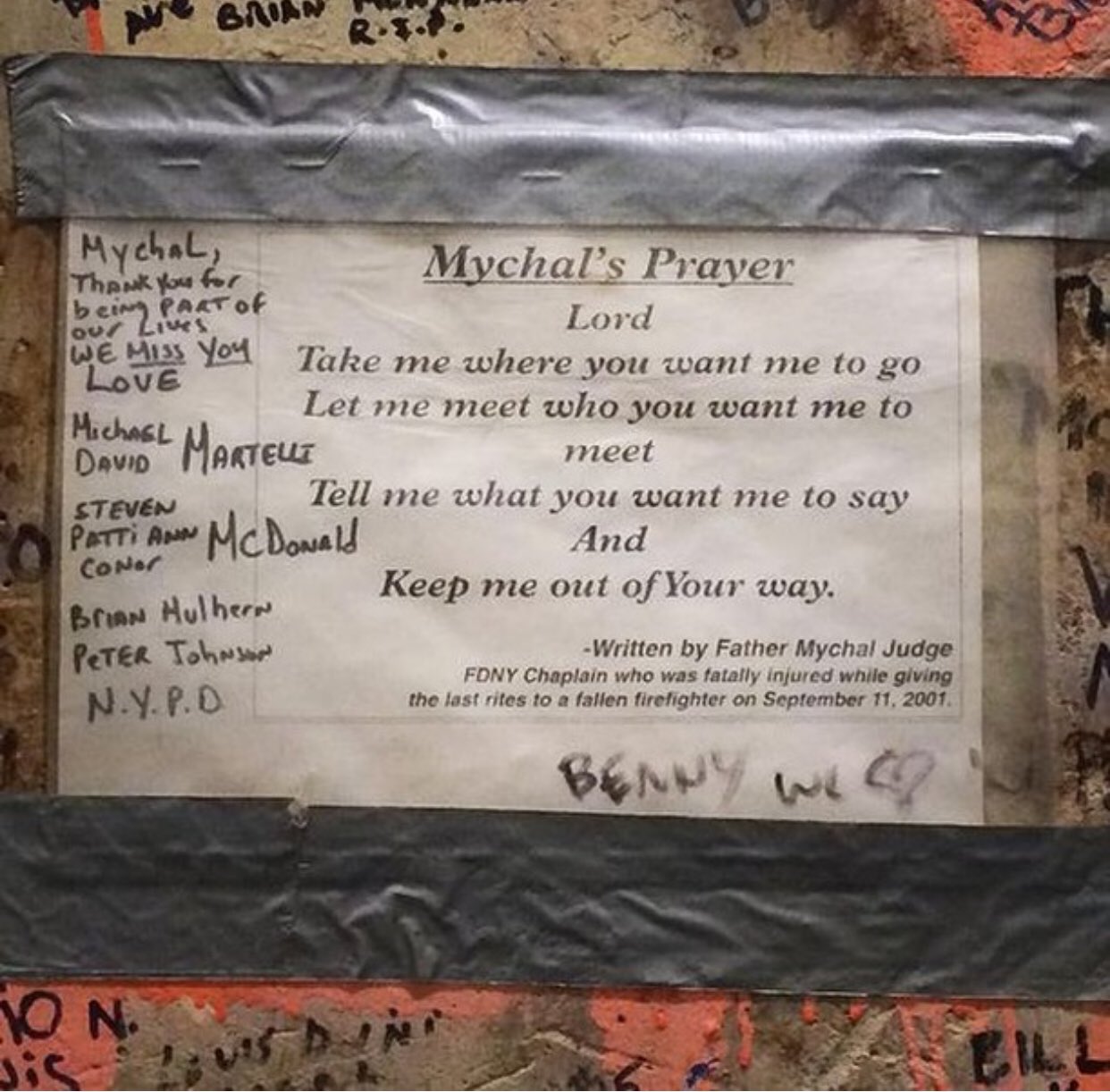 Father Mychal Judge Prayer