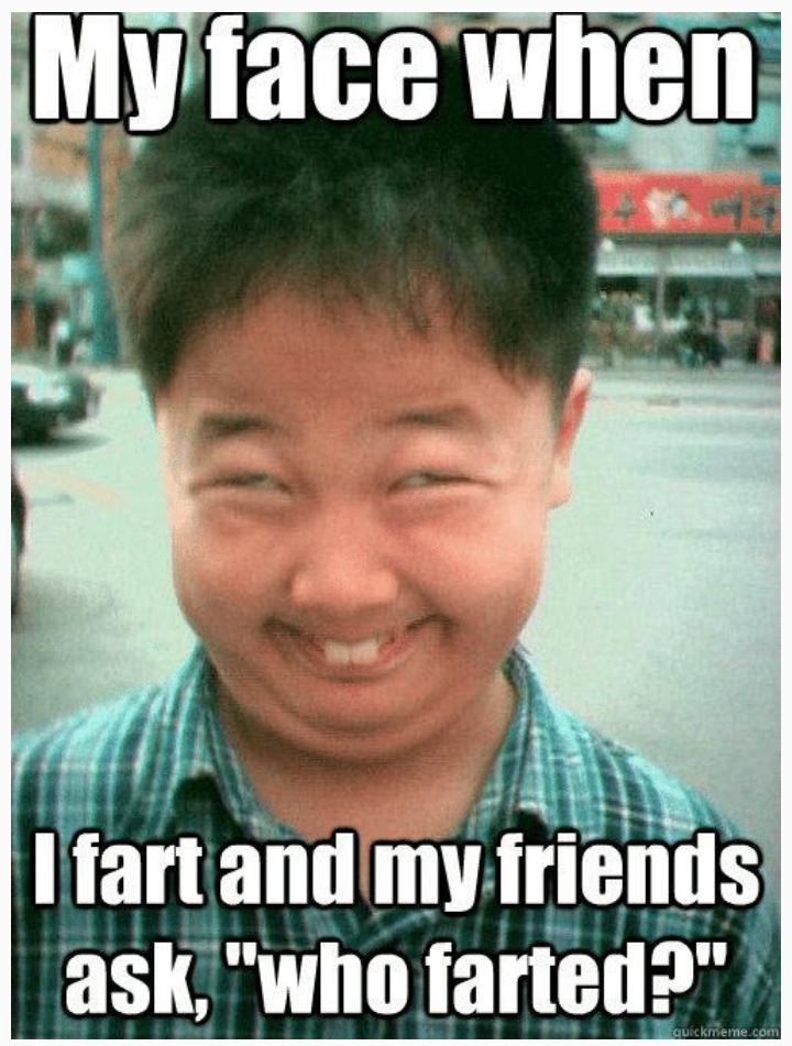 How many times do you fart during a day? - The Vette Barn