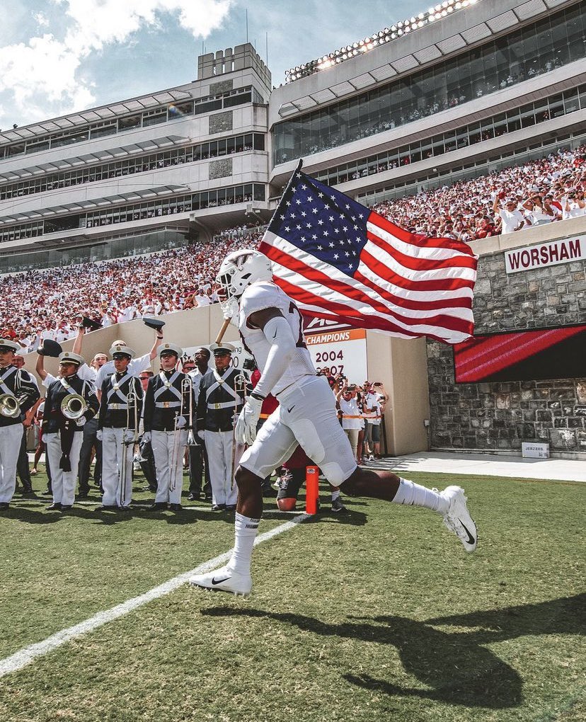 Virginia Tech Entrance Football Clipart