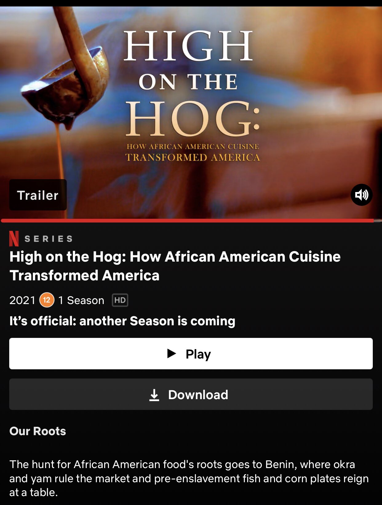 The History Hotline on Twitter: "High on the Hog A Netflix food ...
