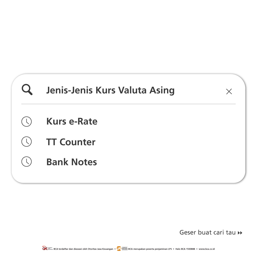 GoodLife BCA on Twitter: "GoodFriends, kenali jenis kurs valuta asing ...