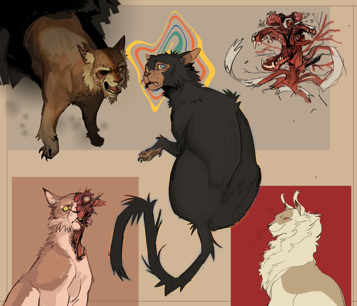 「tw / gore warrior cats ocs lol 」|🐛Grace Worm Liker 🐛 happy floppy ...