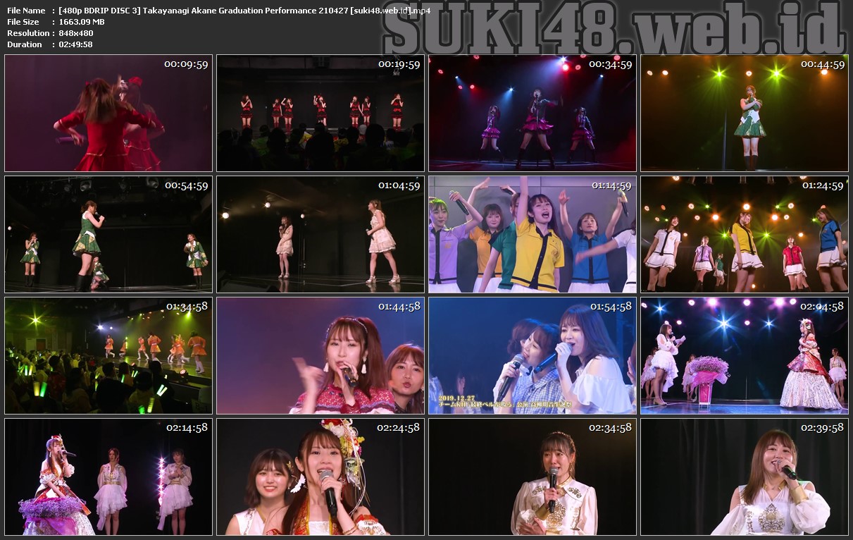 SUKI48.web.id on Twitter: "[BDRIP DISC 1-6] SKE48 Matsui Jurina - Takayanagi Akane Sotsugyou ...