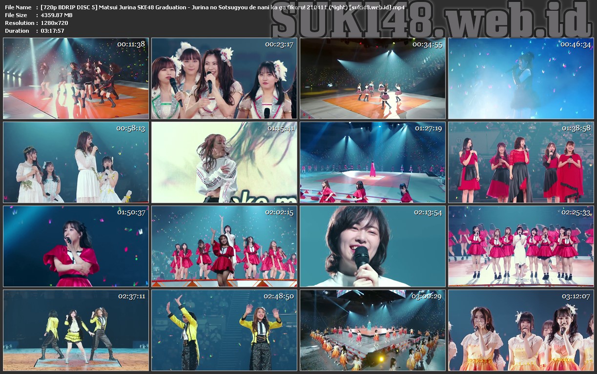 SUKI48.web.id on Twitter: "[BDRIP DISC 1-6] SKE48 Matsui Jurina - Takayanagi Akane Sotsugyou ...