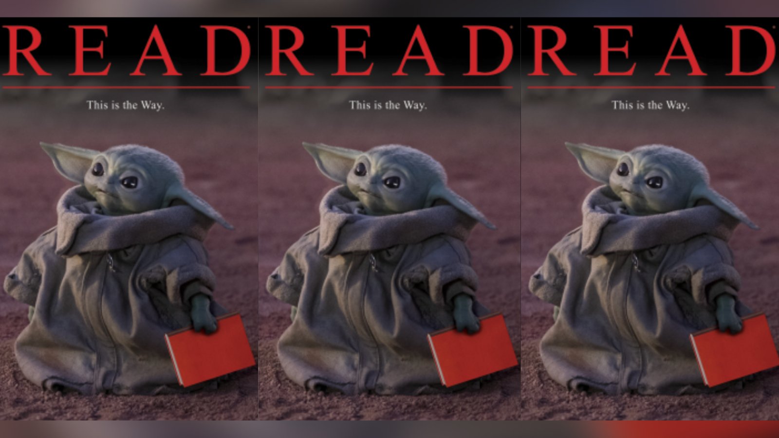 Yoda Read Poster